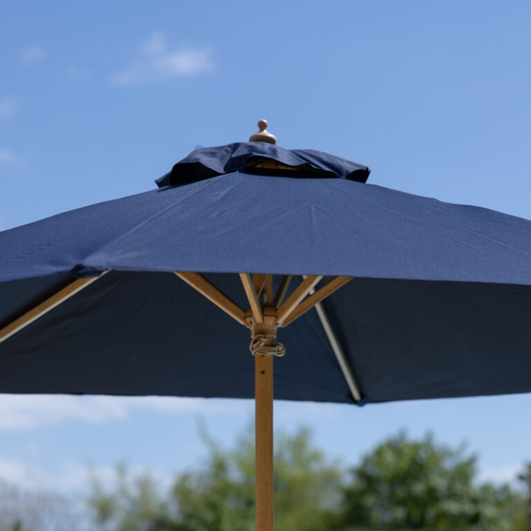 2m Round Hardwood Parasol - Sustainable Furniture