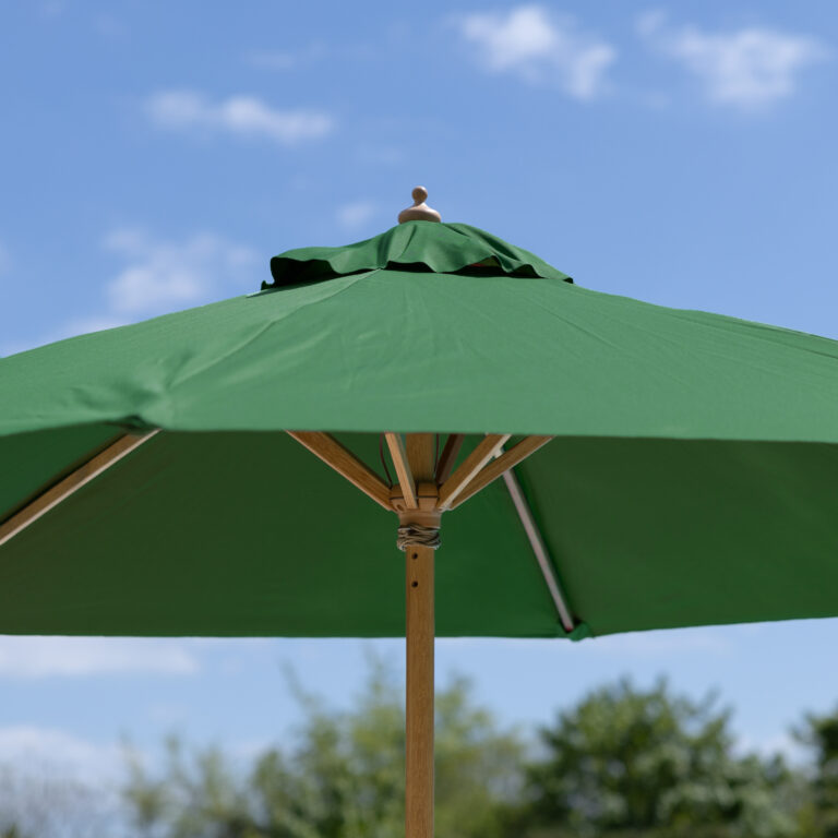 3m Round Hardwood Parasol - Sustainable Furniture